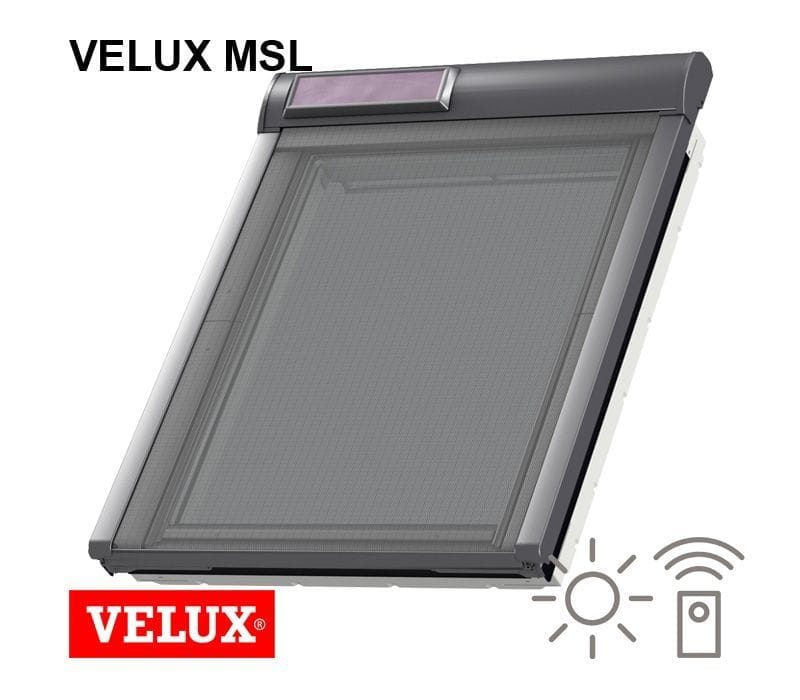 Rulou exterior parasolar solar VELUX MSL - Mansarda Online