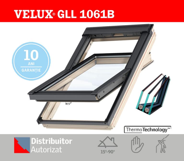 Fereastra mansarda Velux GLL 1061B maner jos, geam din 3 foi de sticla ...