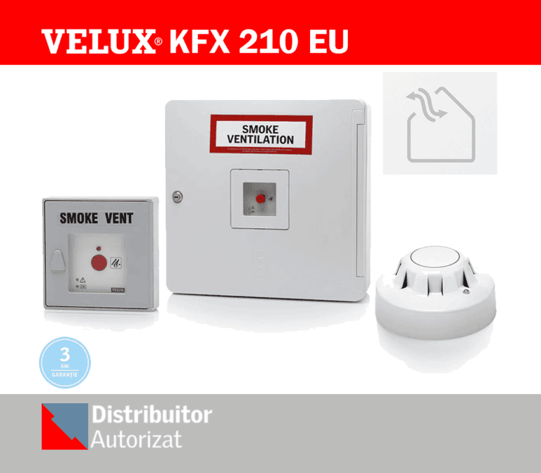 Kit de acționare pentru fereastra evacuare fum VELUX KFX 210 EU